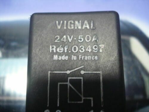 Relé electromagnético / Renault Magnum VIGNAL 24V 50A REF.03497