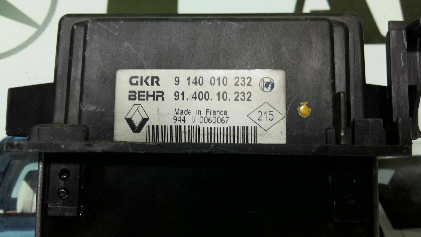 Resistencia de calentamiento Renault Clio BEHR GKR 9140010232 BEHR ...